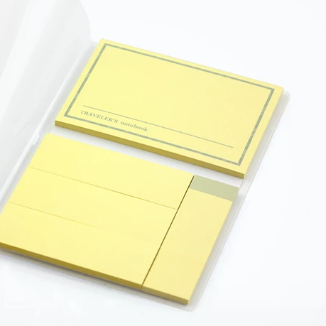 Traveler´s passport size Notebook – #12 Sticky notes – Heimilisfélagið